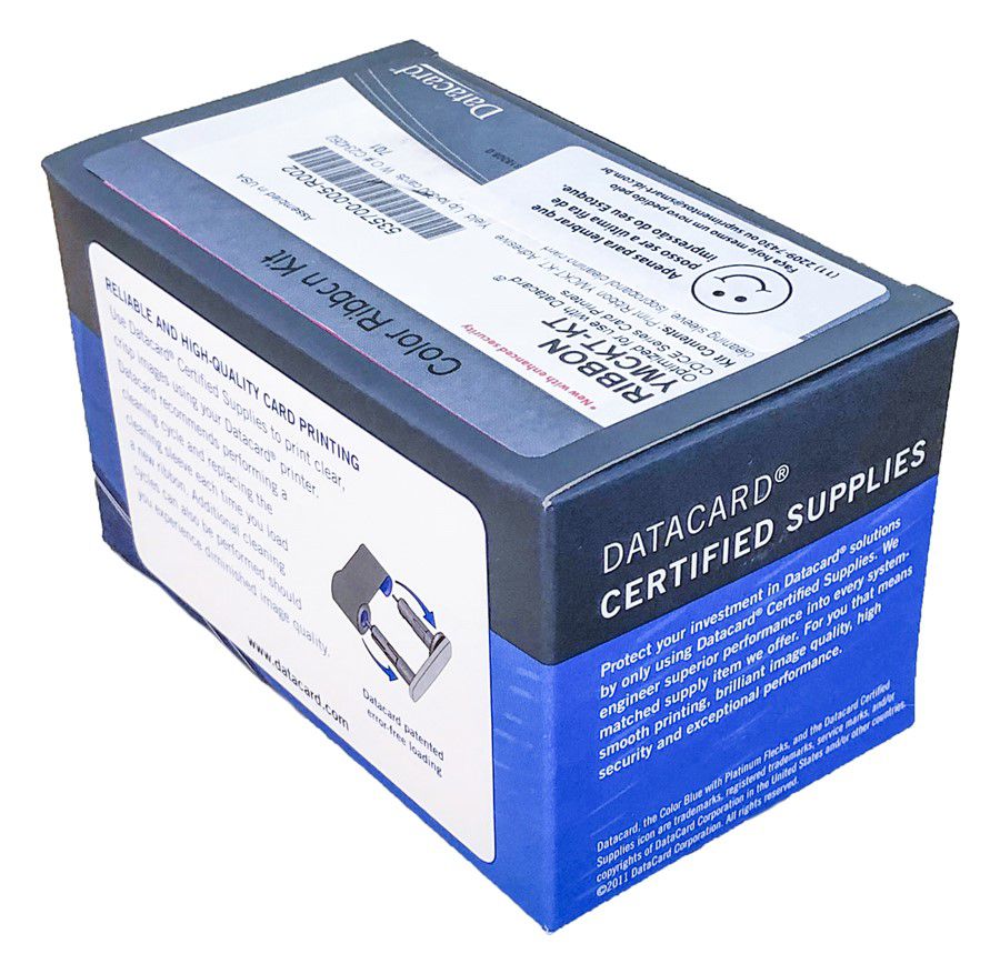 Ribbon Datacard Color Verso Preto 535700-005-R002 CD800 - Smart-ID ...