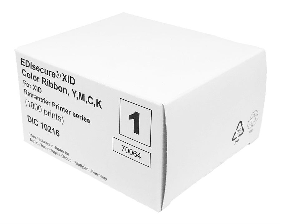 Ribbon Matica Color PR000816 P/ XID C/ 1000 Impressões - Smart-ID ...