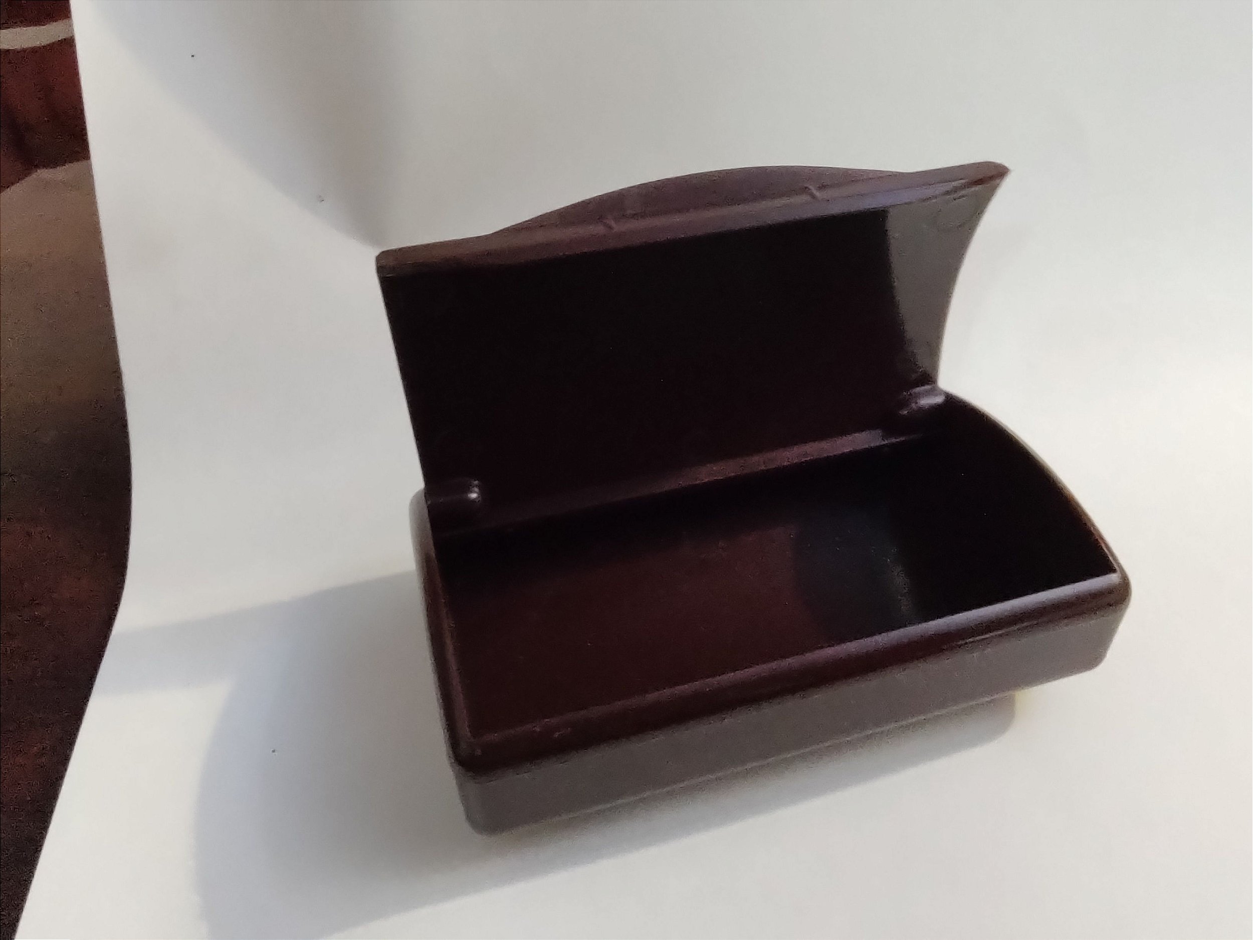 Tabaqueira para rapé Importada em acrílico vintage - Império do Brasil