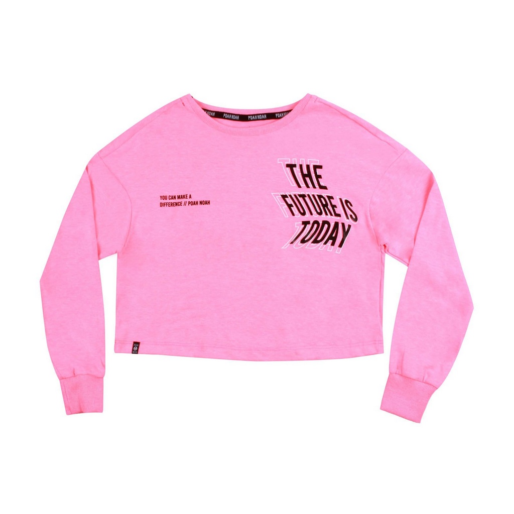 Poah Noah Blusa Infantil Feminina Manga Longa 45712 Fluor - Se-An ...