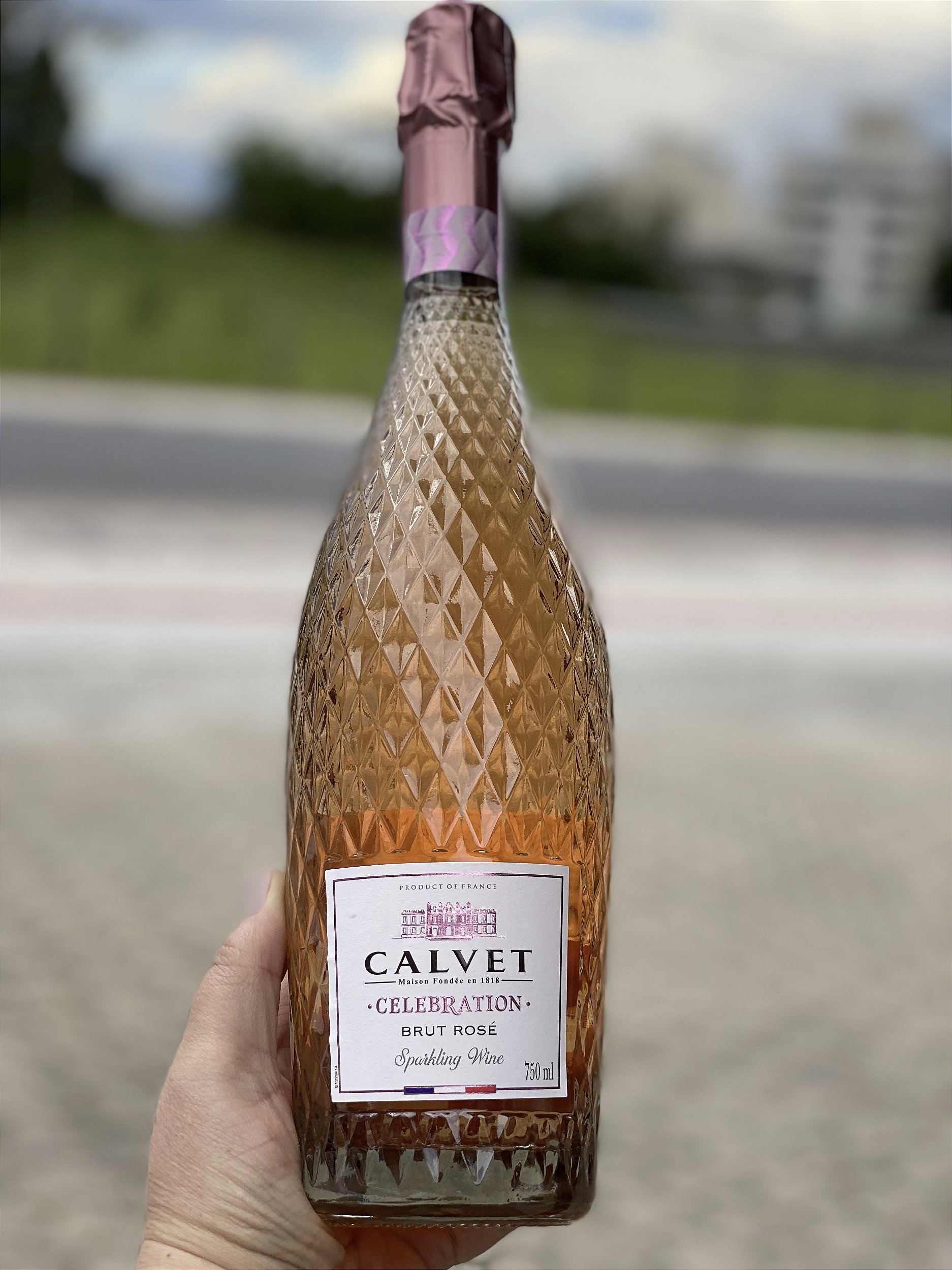Espumante rosé brut Celebration Calvet 750ml - www.santaclarita.com.br