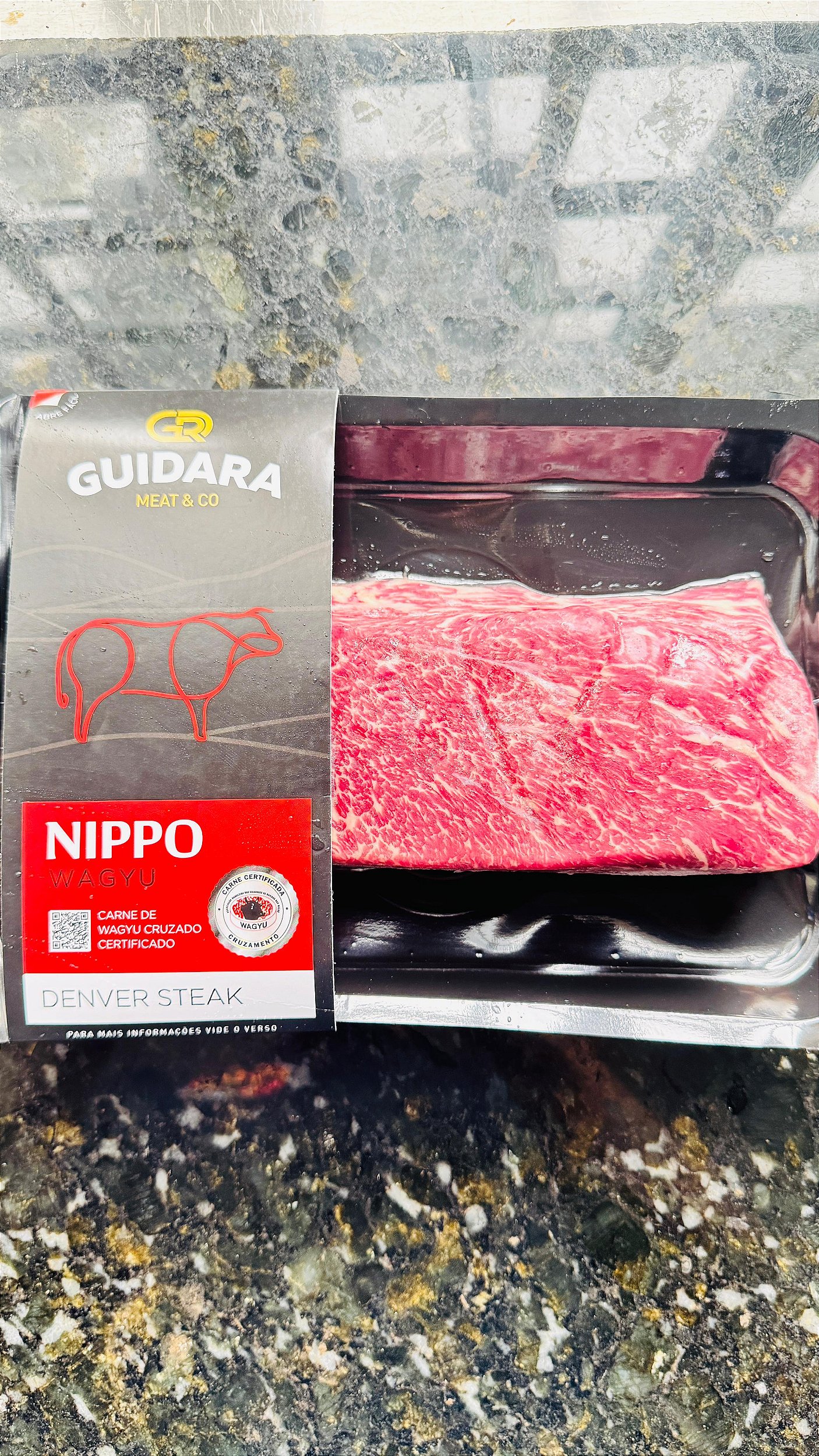 Denver Wagyu Nippo Guidara 570g-600g - Melhores carnes para churrasco. Picanha, Wagyu, Ancho ...