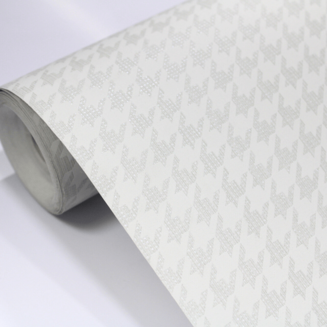 Papel de Parede Abstrato Com Fundo Off White Rolo com 10 Metros - Papel ...