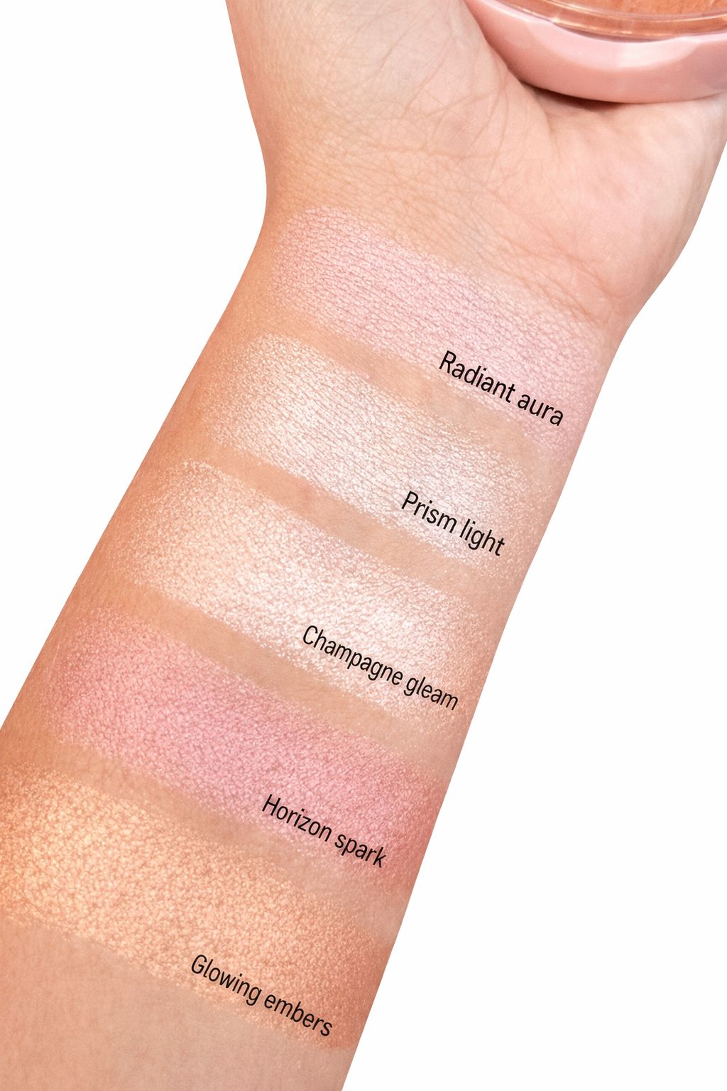 Iluminador Compacto Celestial Shine Radiant Aura - Ruby Rose - Beauty Makes