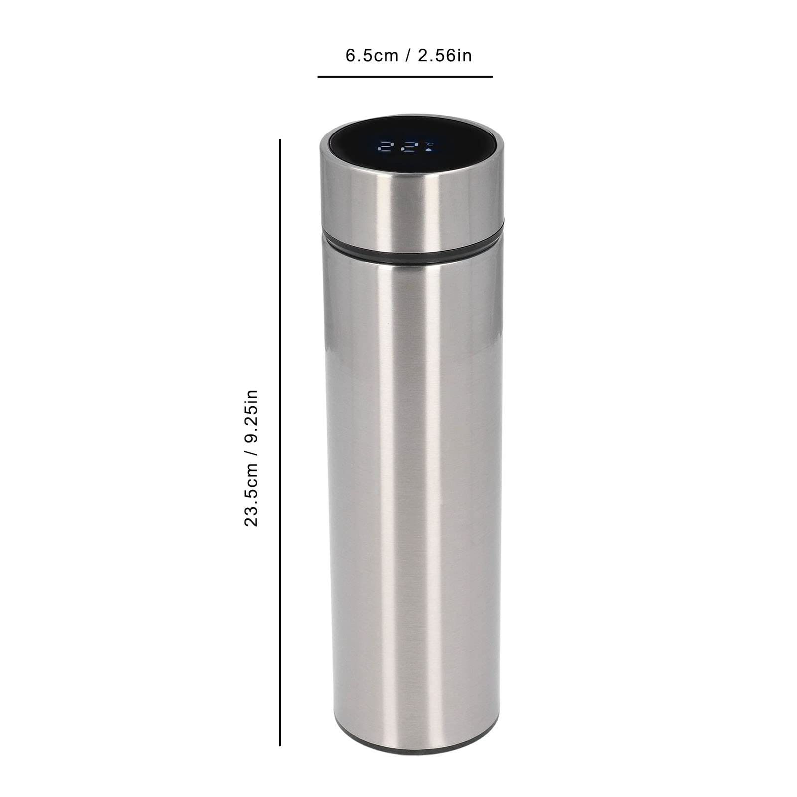 Garrafa Térmica Inox Prata 500ML - Beauty Makes