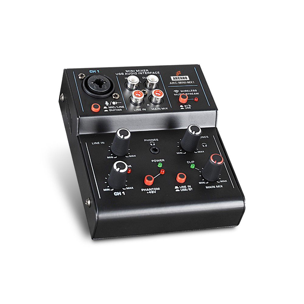 Mini mixer e interface USB Arcano ARC-MINI-MX1 - Rede Discovery – O ...