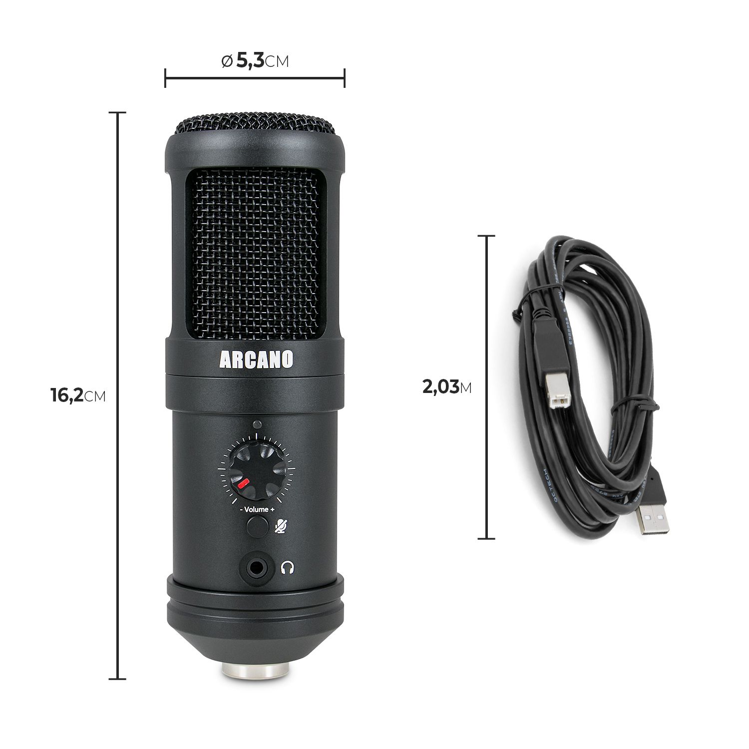 Microfone condensador USB Arcano STUDIO BLA-2 - Rede Discovery – O portal do músico brasileiro