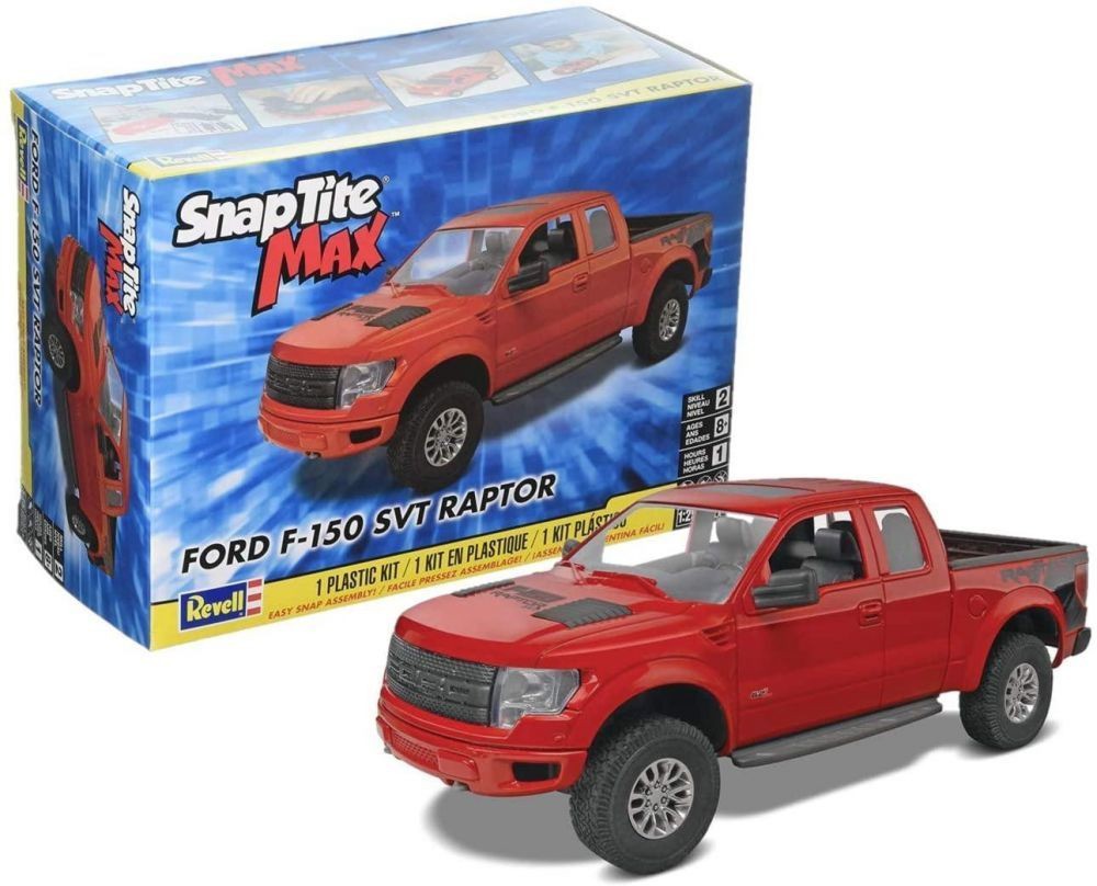 Revell 11233 Ford Raptor 2013 - 1/25 Kit Para Montar Snapti - Minicars ...