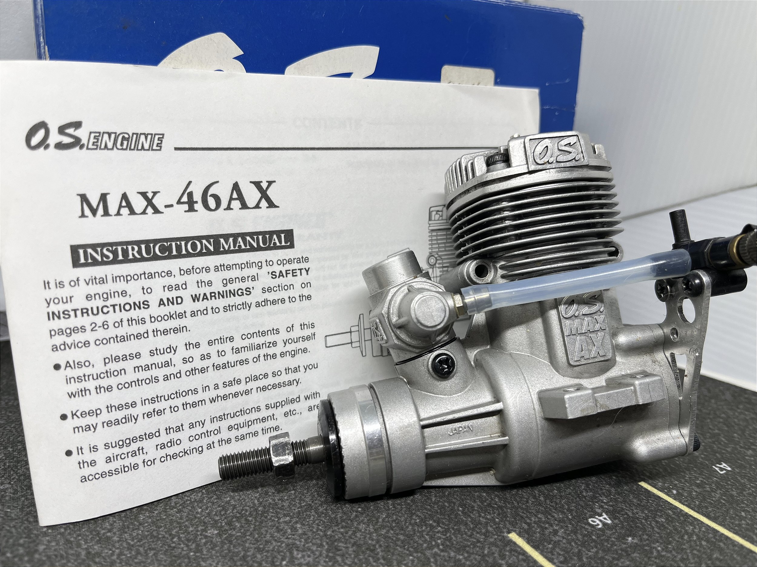 Motor OS Engine - 46ax-Max - Glow - Minicars Brasil