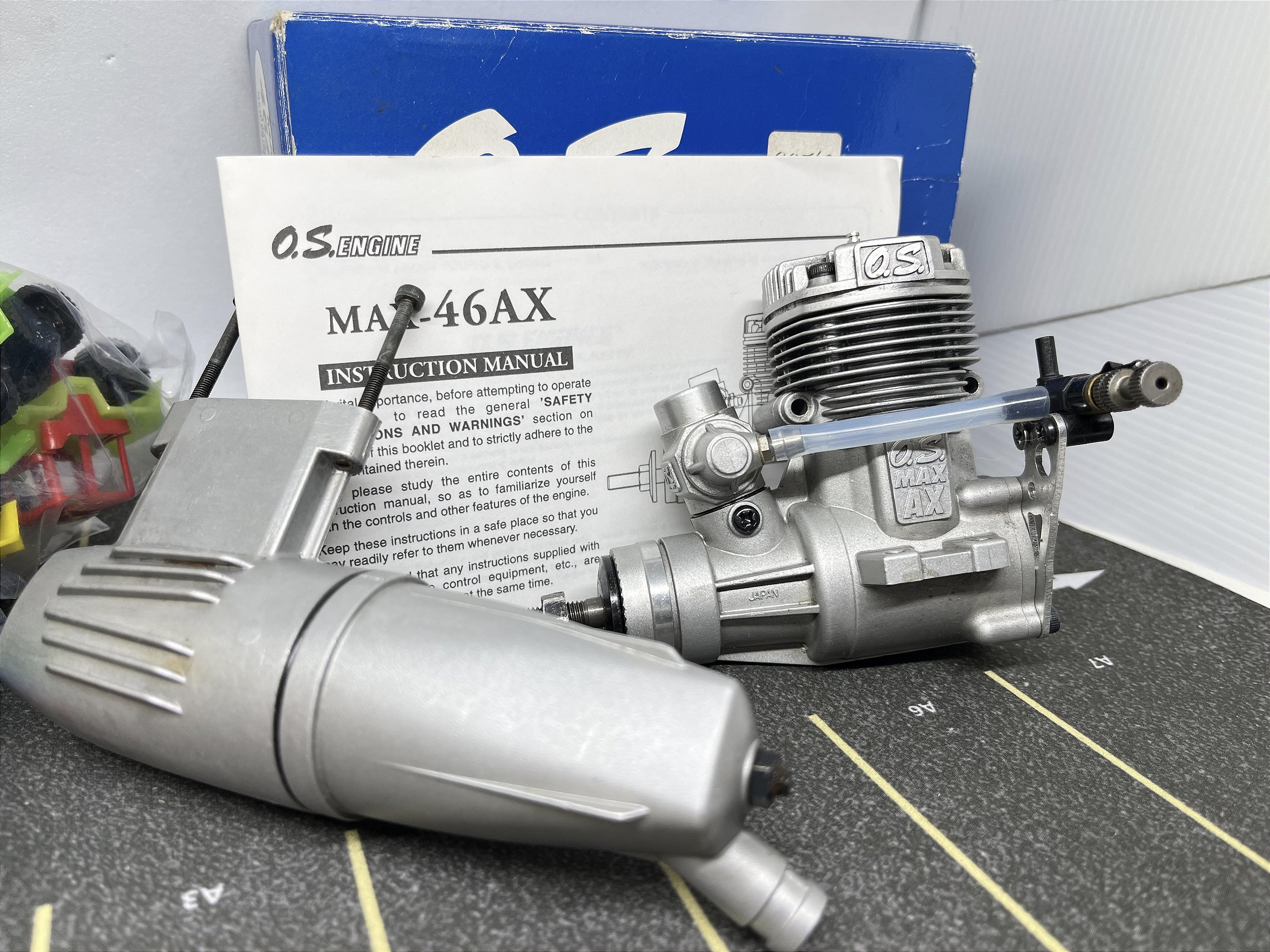 Motor OS Engine - 46ax-Max - Glow - Minicars Brasil