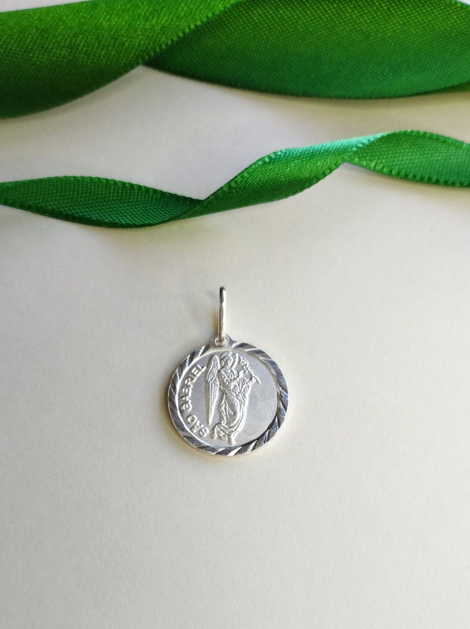 Pingente Medalha São Gabriel Prata 925 - FRUTO DA PRATA JOIAS E ...