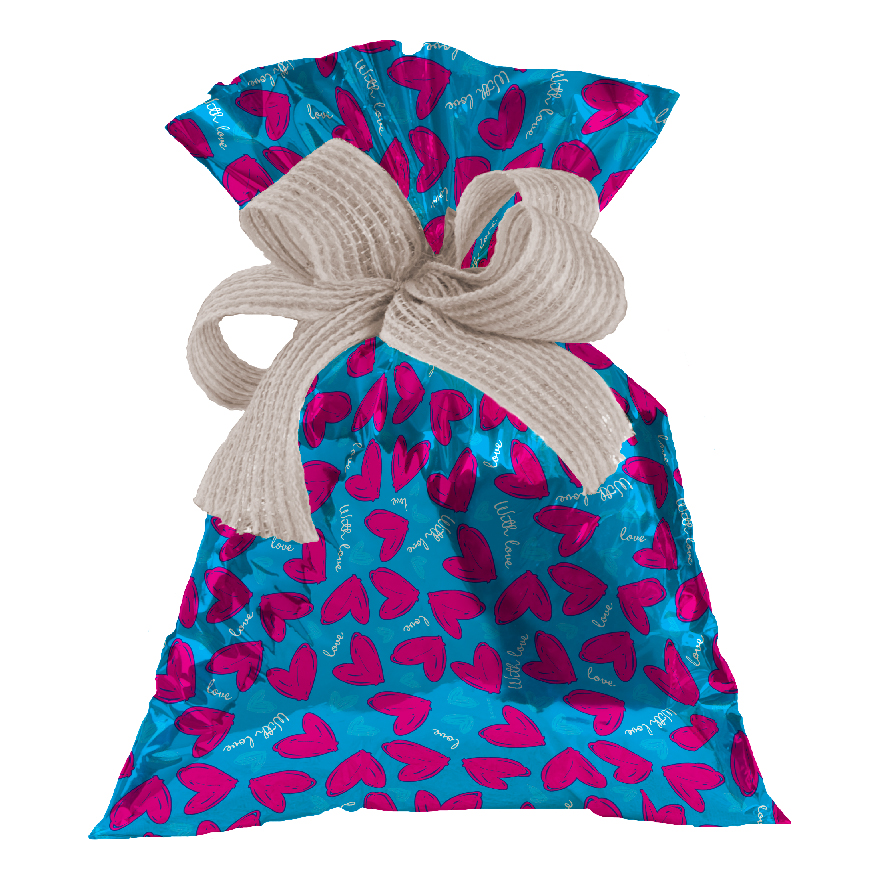 Saco Para Presente Metalizado Festa 25x35cm 50 Unidades - Saco de ...