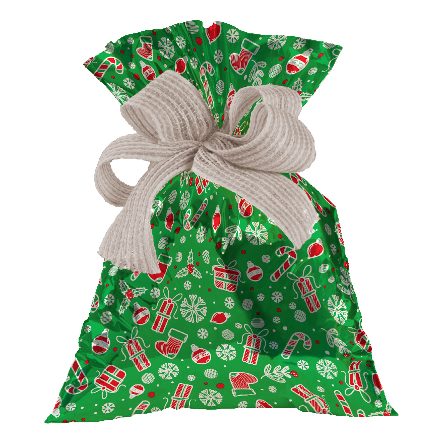 Saco Para Presente Metalizado Festa 25x35cm 50 Unidades - Saco de ...