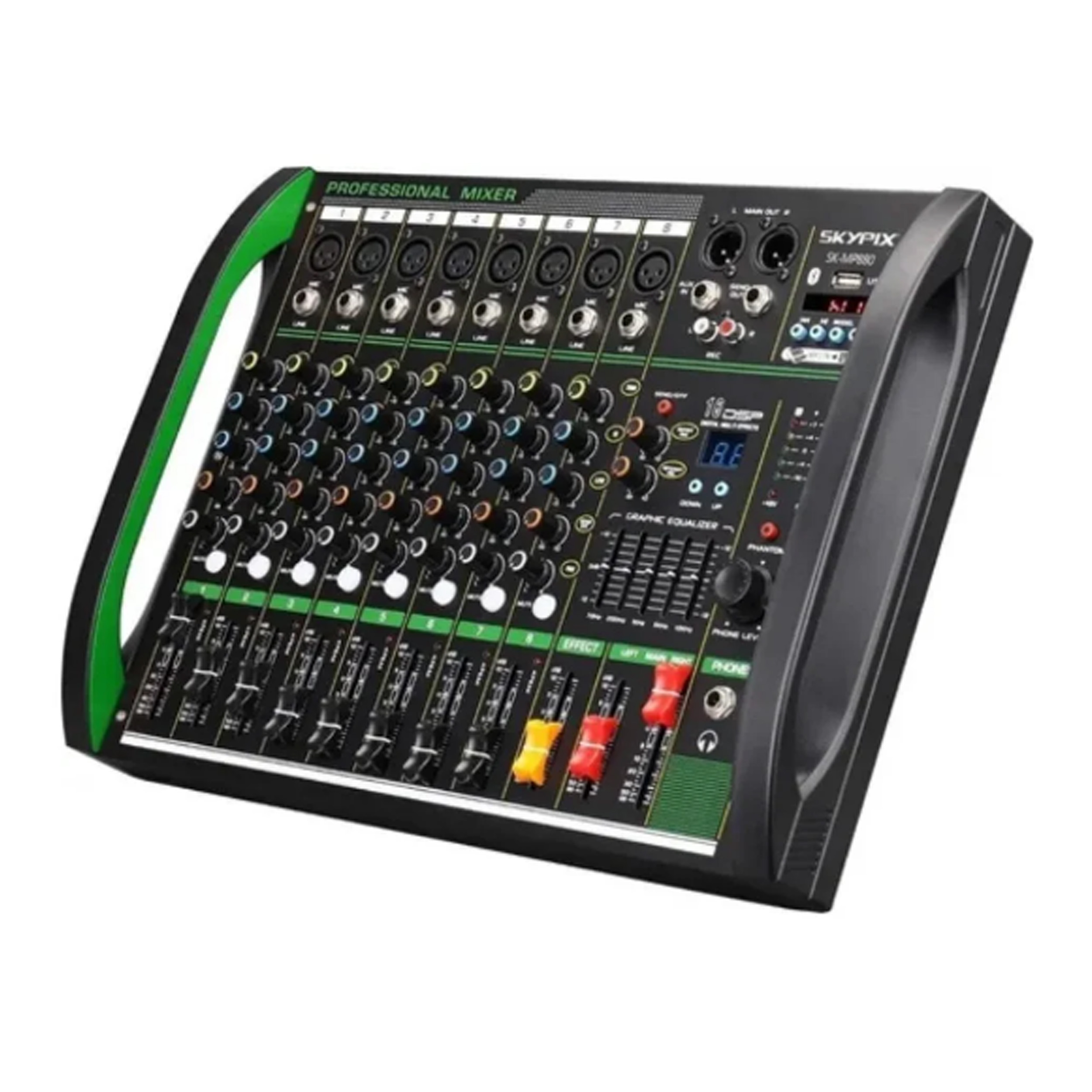 MESA DE SOM 8 CANAIS SK-MP880 - R2 Luz | Iluminação Profissional