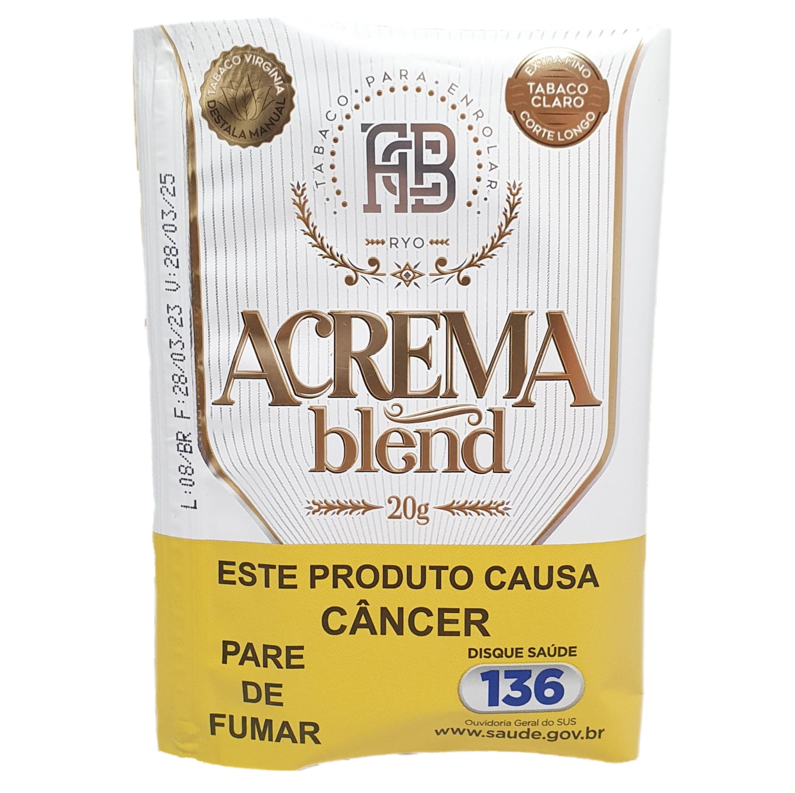 Tabaco Acrema Blend Original Hash 20g - Display 5 un - Adoromato ...