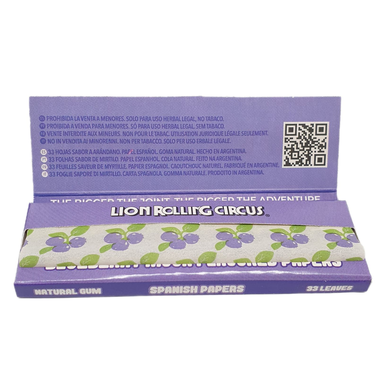 Seda Lion Rolling Circus Sabor Blueberry Mini Size - Unidade ...