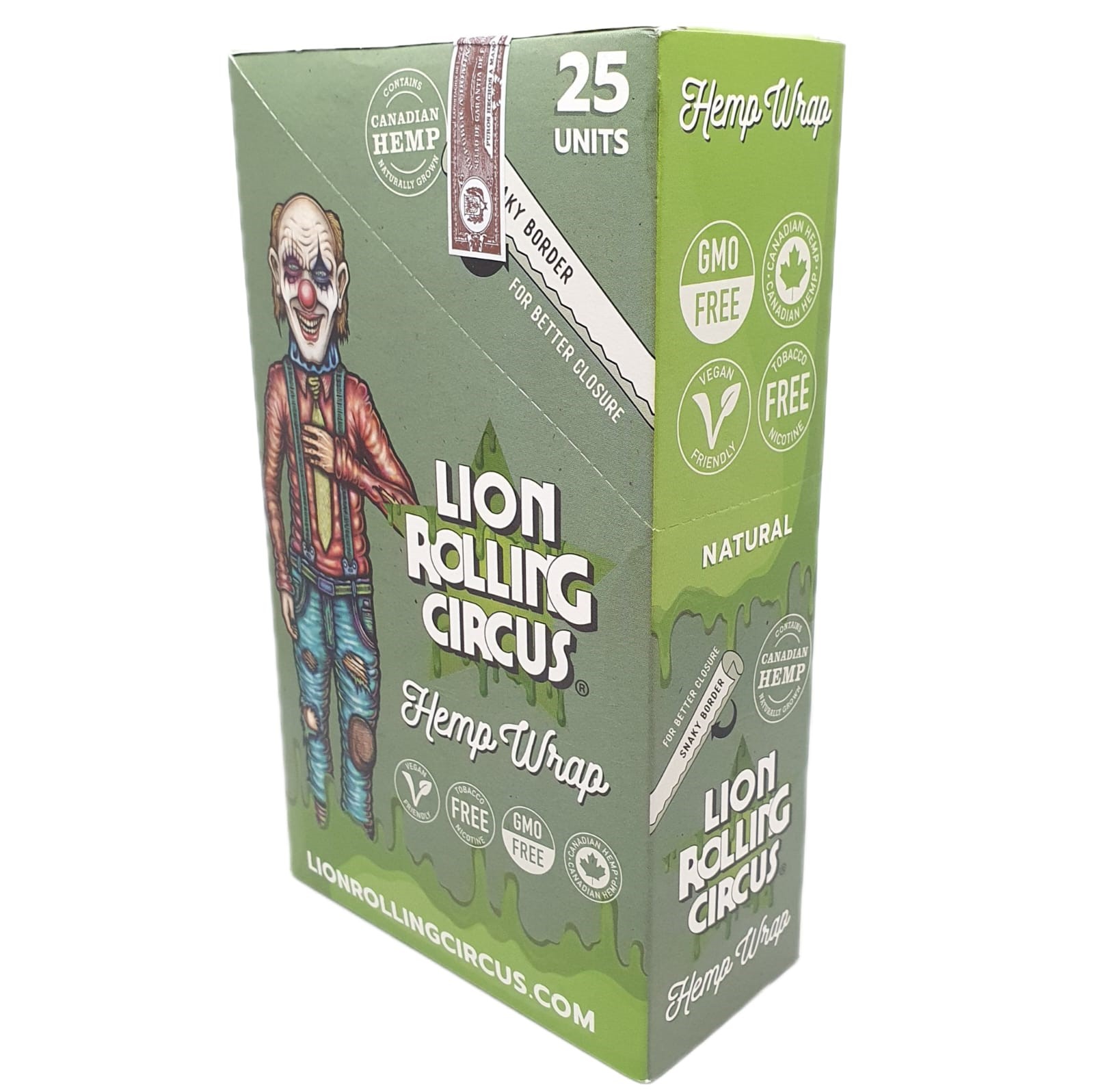 Blunt Lion Rolling Circus Natural - Display 25 un - Adoromato Headshop ...