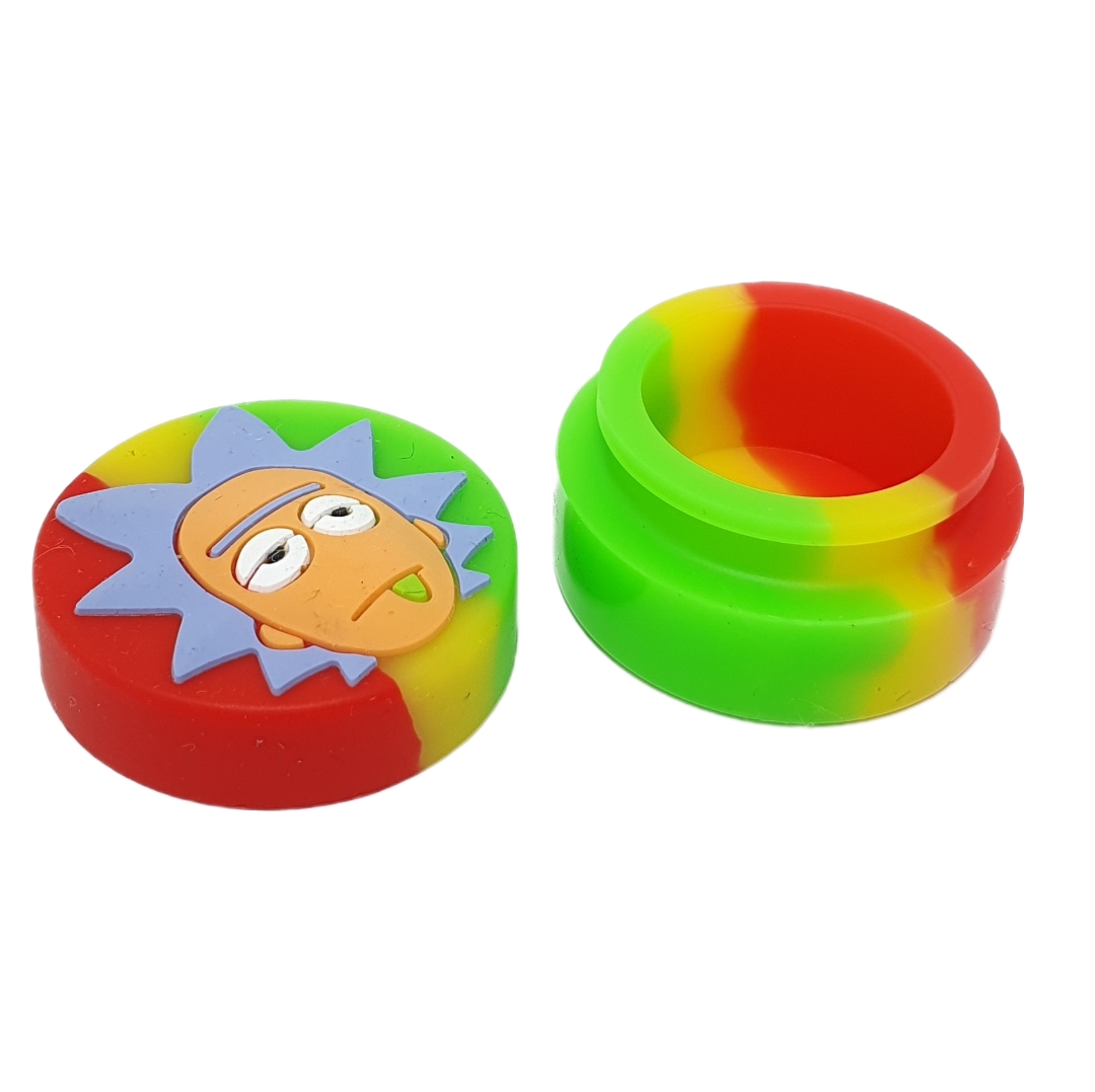 Container Silicone Rick And Morty 5ml - Unidade - Adoromato Headshop & Tabacaria