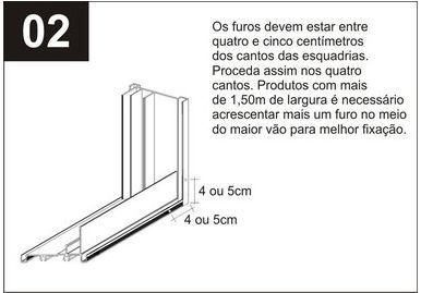 Kit alizar de aluminio guarnição portas e janelas - Recanto das Esquadrias