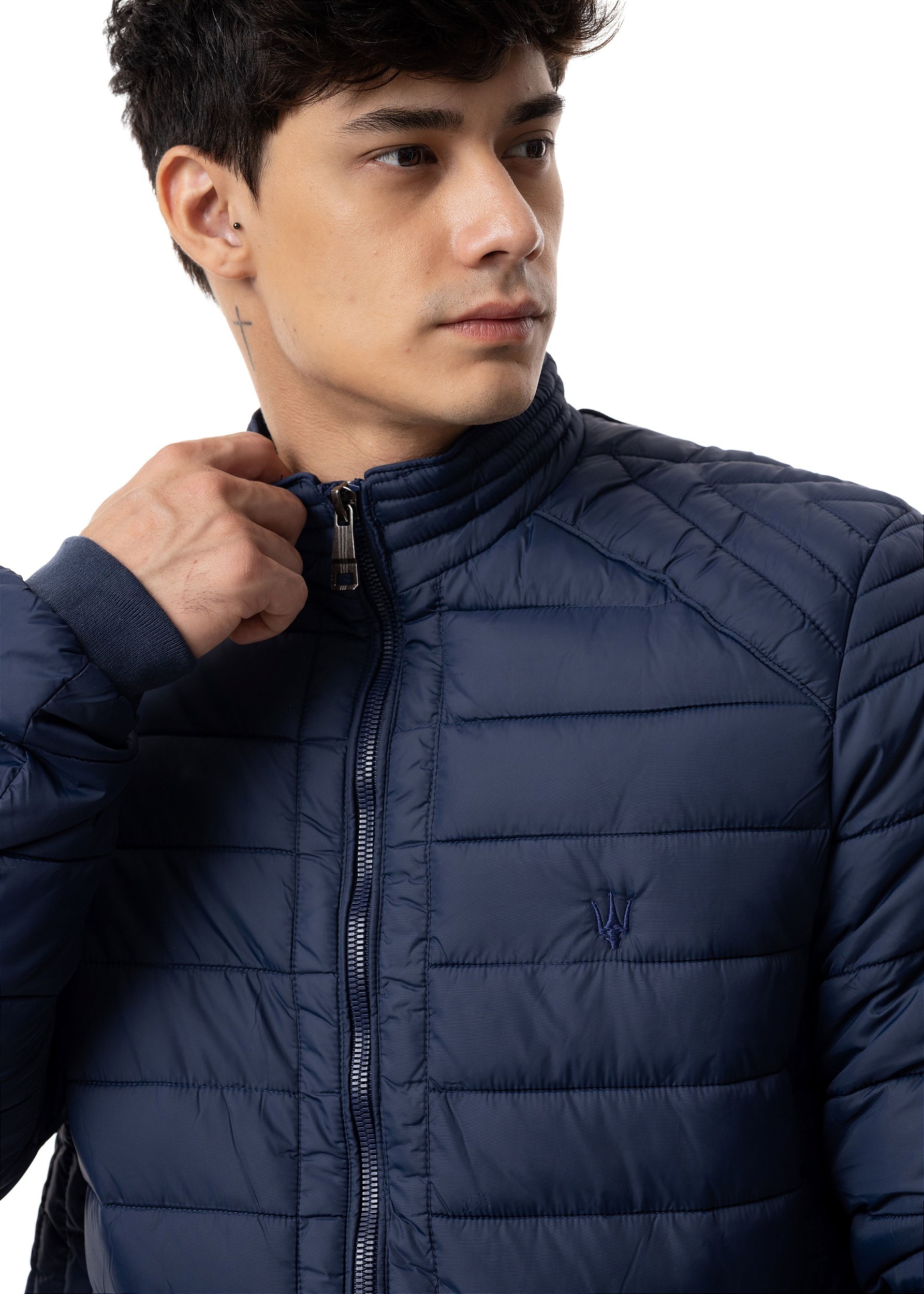 Jaqueta bomber masculina em nylon - MYROFICIAL