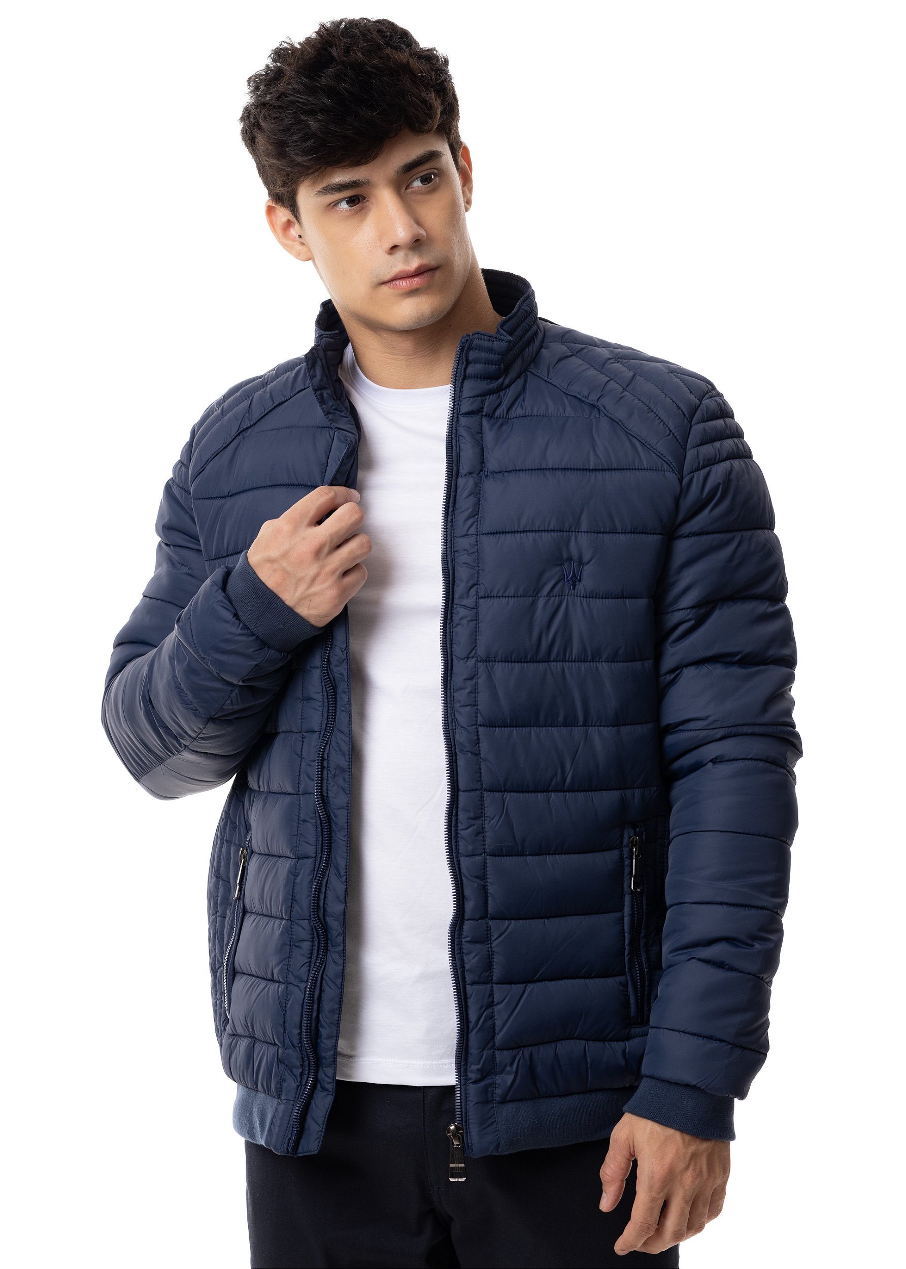 Jaqueta bomber masculina em nylon - MYROFICIAL