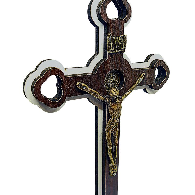 Cruz De Madeira de Parede e Mesa 28cm - Divinário | Melhor da arte ...