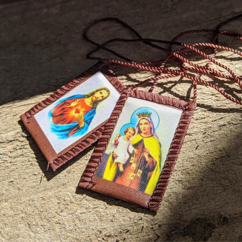 Escapulário Nossa Senhora do Carmo Atacado - Divinário | Melhor da arte religiosa!
