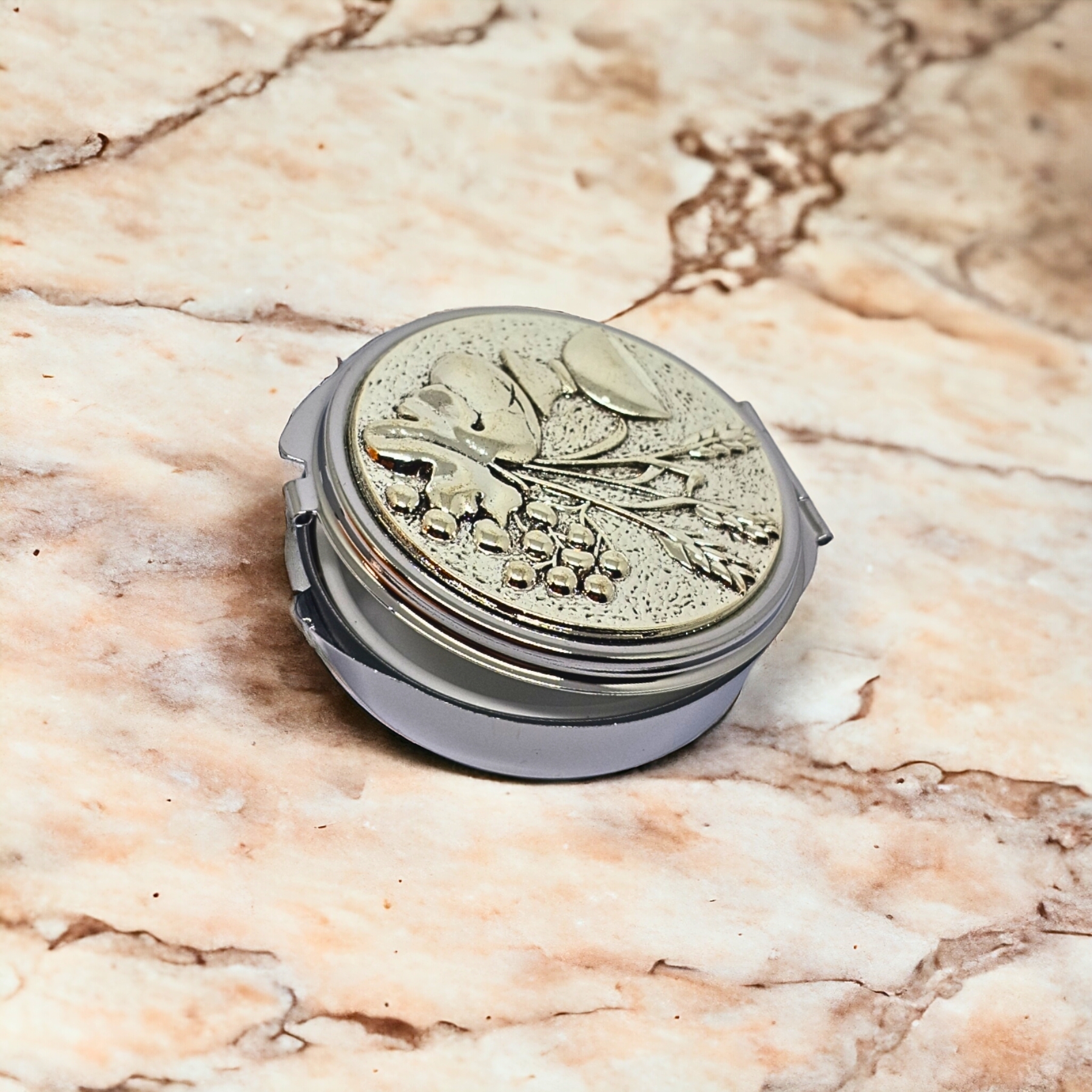 Teca Porta Hóstia Grande de Metal para Hóstias Até 5,2cm Atacado ...