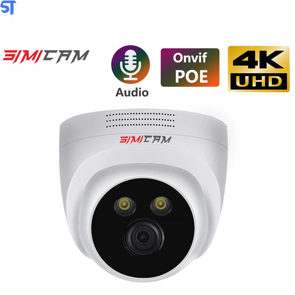 Câmera Ip Simicam 5 Mpx Com Alerta De Duas Vozes E Detecção De ...