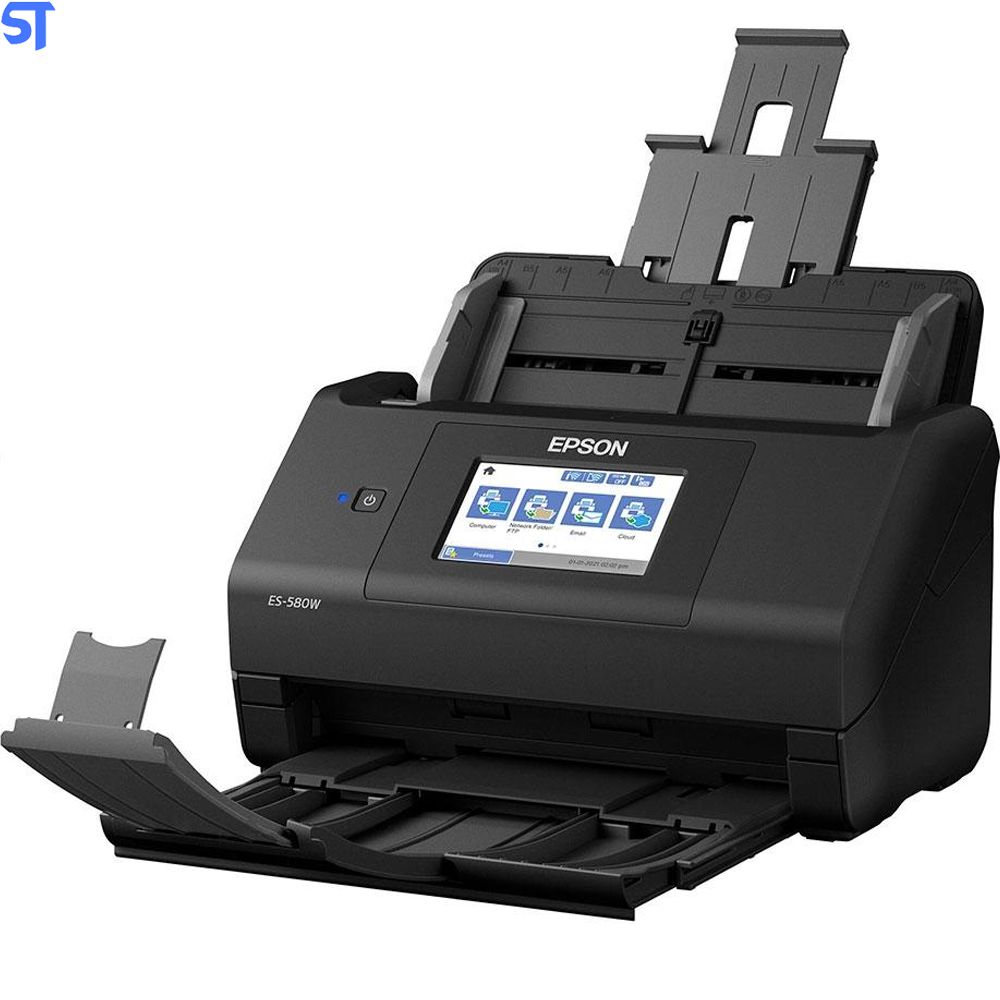 Scanner De Mesa Epson WorkForce ES-580W, Duplex Colorido, Capacidade ...