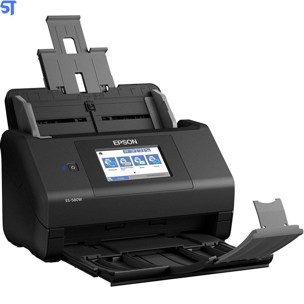 Scanner De Mesa Epson WorkForce ES-580W, Duplex Colorido, Capacidade ...