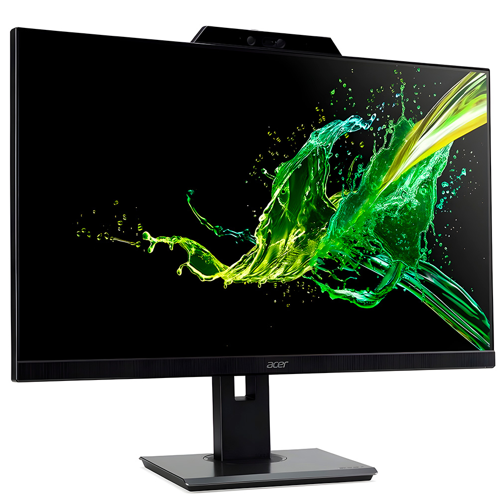 Monitor LED Acer 23,8" B247Y Full HD 75Hz IPS 4Ms Com Webcam Integrada ...
