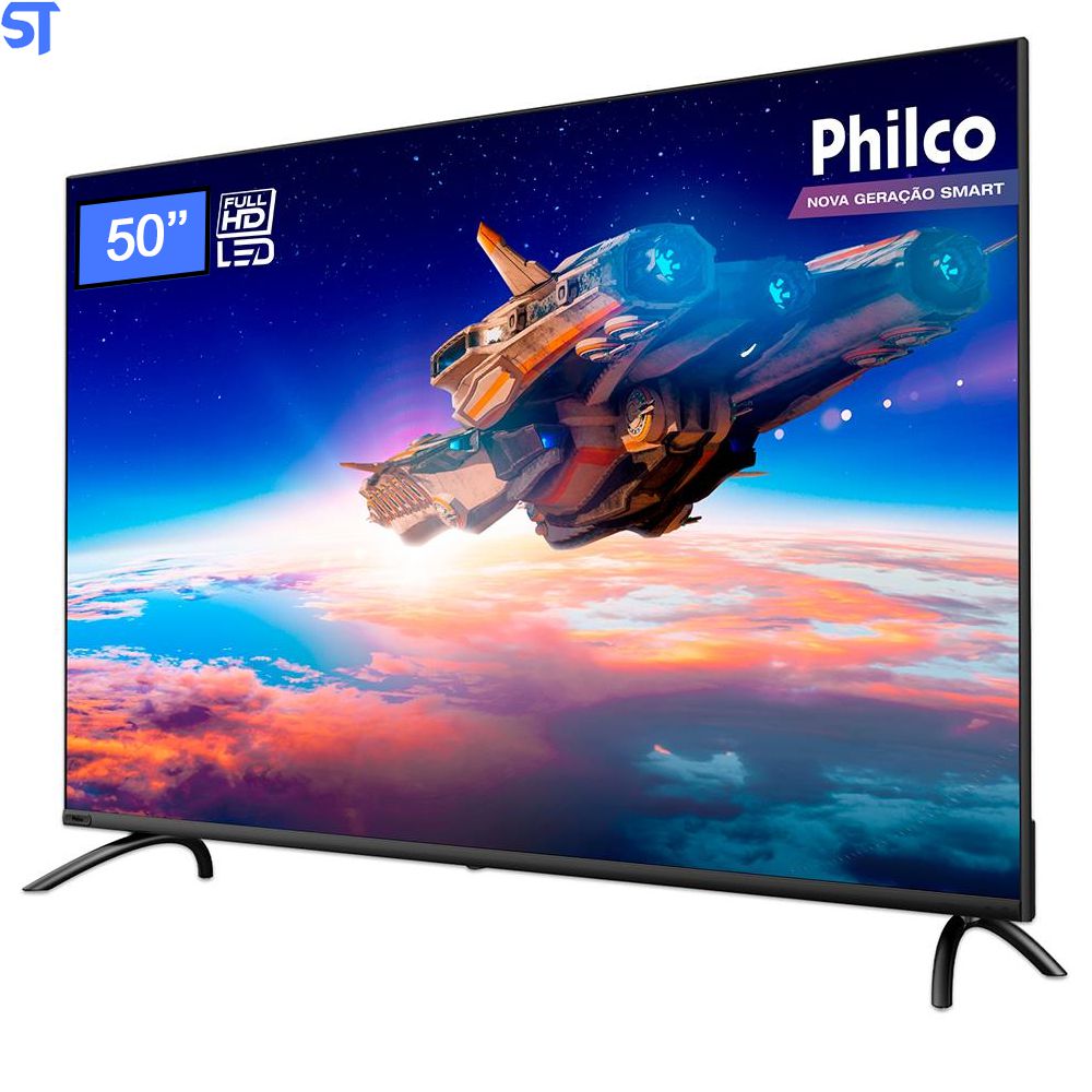 Smart TV LED 50" 4K Philco PTV50G70SBLSG com HDR, Processador Quad Core ...