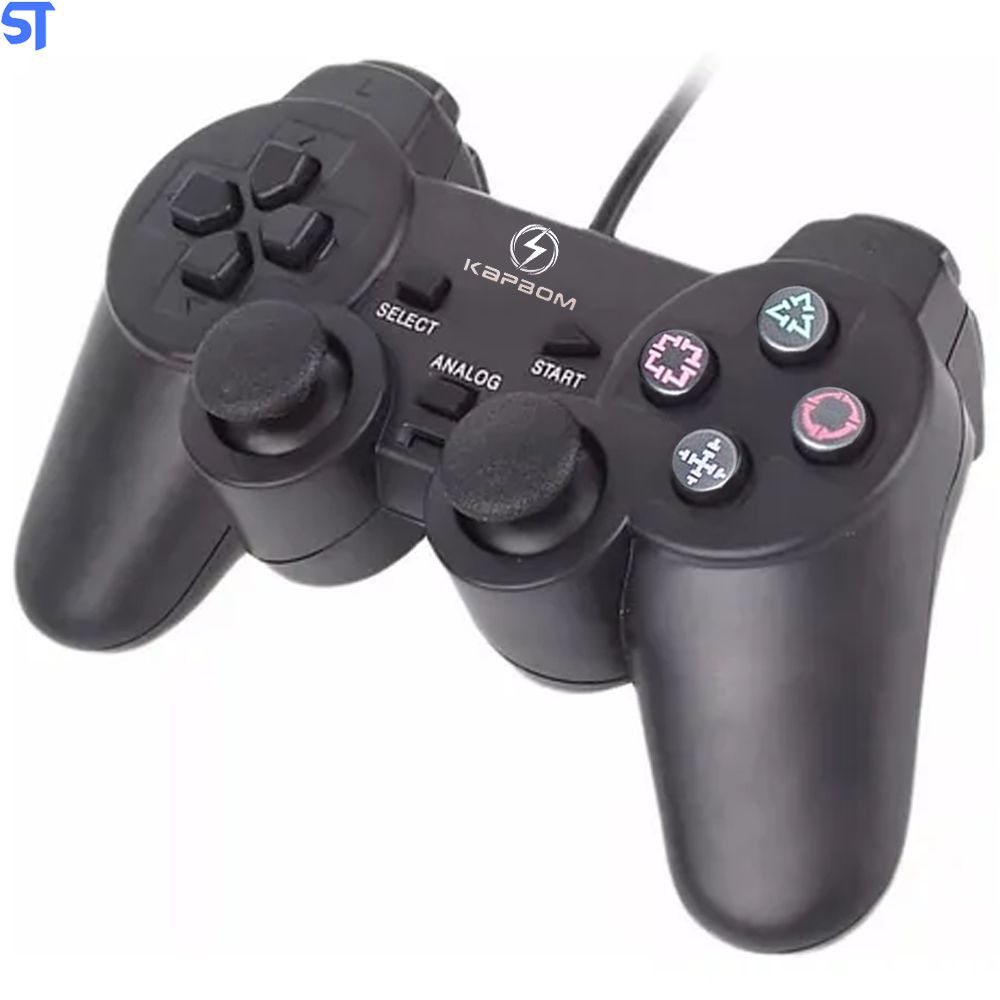 Controle Joystick USB para PCs e Notebooks Kapbom - KAP-2UY - SobralTech