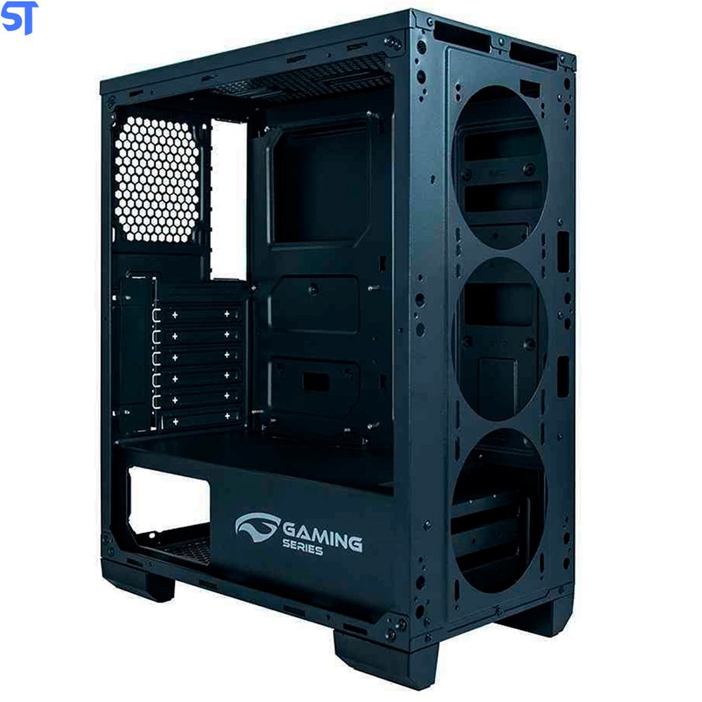 Gabinete Gamer C3 Tech S/ Fonte, Mid Tower, USB 3.0, 3 Fans RGB, Preto ...