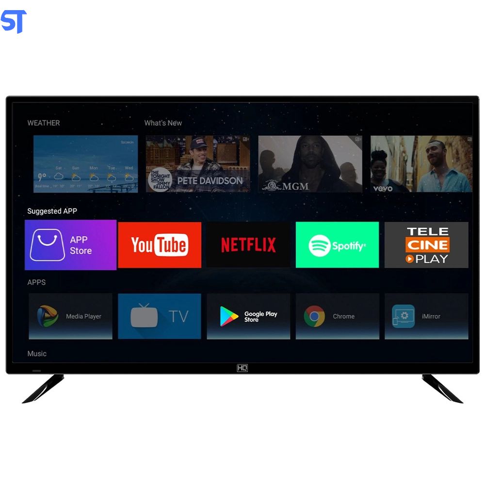 Smart TV LED 43 hq HQSTV43NY Ultra HD 4K, Conversor Digital, 2 Hdmi, 2 ...