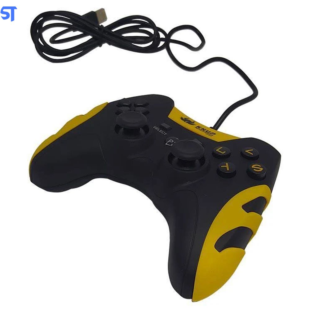 Controle Gamer Knup Joystick USB Guerra, Compatível para PS3 e pc Preto ...