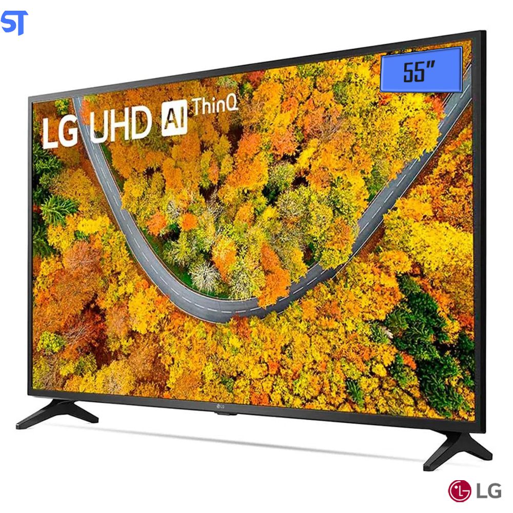 Smart TV LED 55" Ultra HD 4K LG 55UP751C ThinQ AI 2 HDMI USB Bluetooth ...