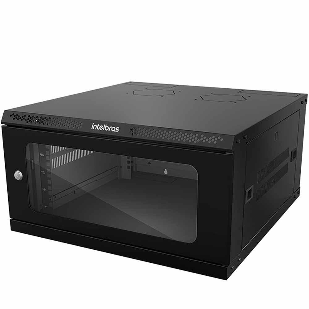 Mini Rack de Parede Padrão 19" 5U 570mm Desmontado -Montável Intelbras ...