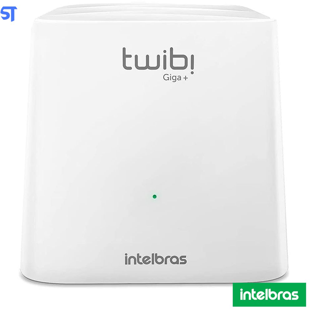 Kit Roteador 3 Wi-Fi Mesh Intelbras 3 Unidades Twibi Giga+ AC1200 Dual Band Branco - SobralTech
