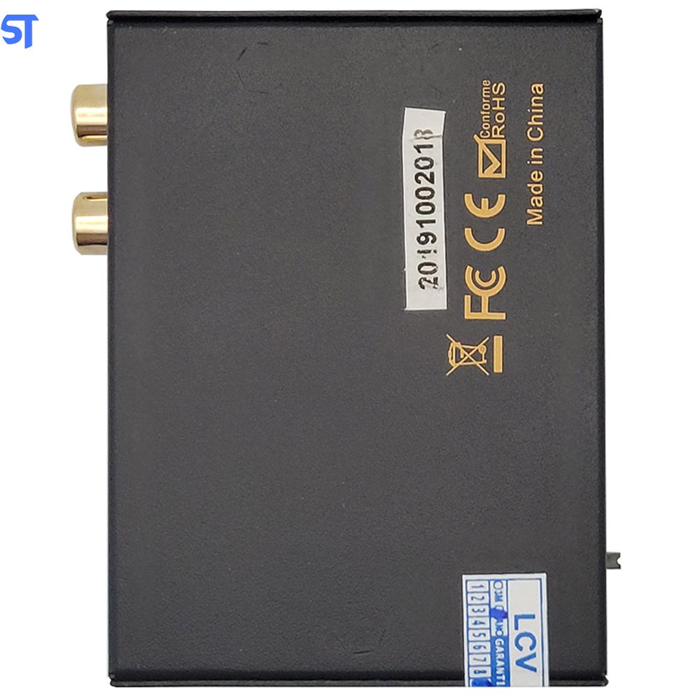 Extrator de Audio Hdmi Spdif 2c/5.1ch Com Splitter 1x2 Com Duas Portas ...