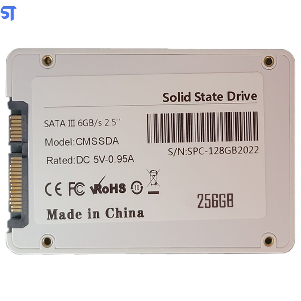 HD SSD SobralTec 256Gb 2.5 Sata3 Leitura 570Mb/s Escrita 500Mb/s - Branco - SobralTech