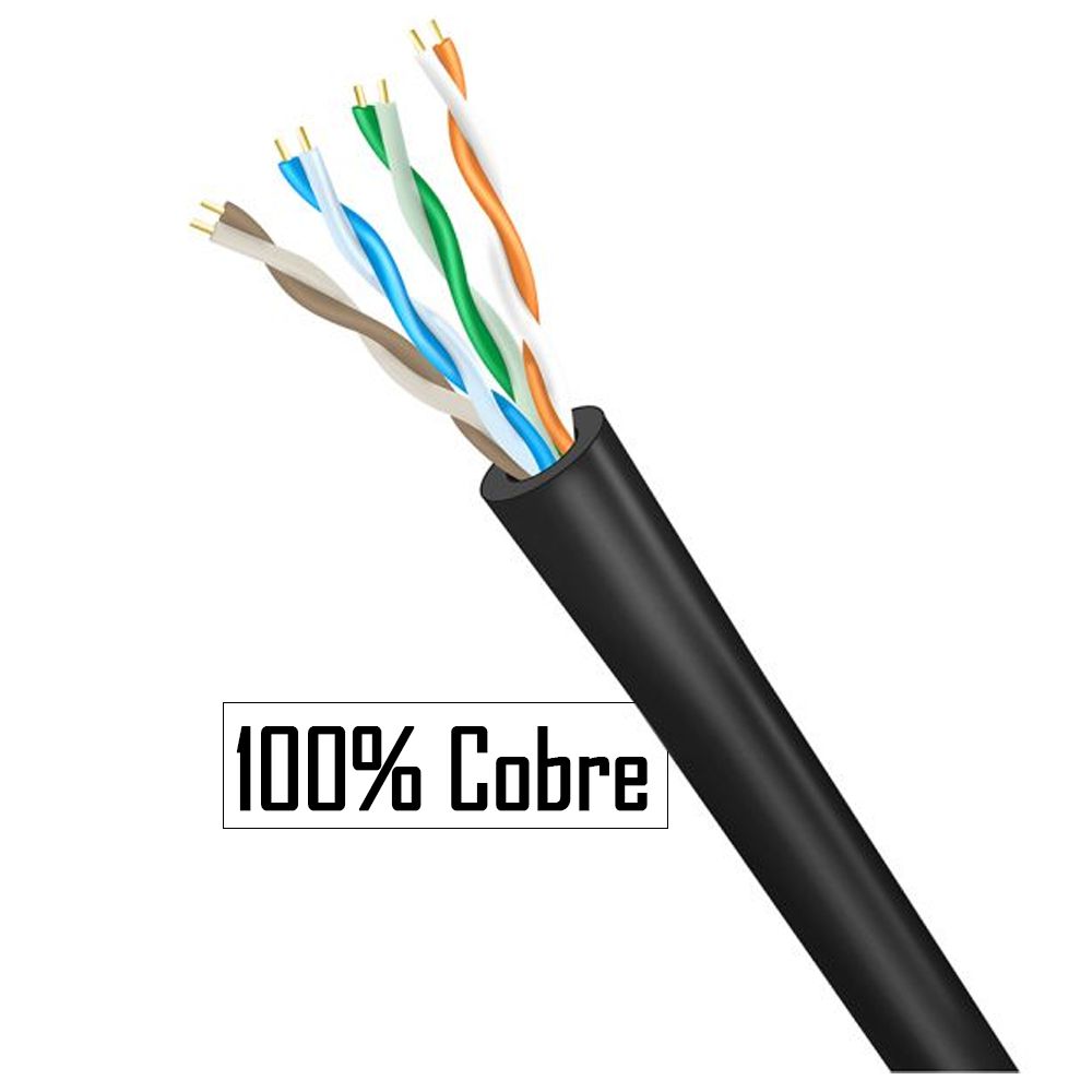 Metro Cabo de Rede Lan Expert Turbo Link 4 Pares 100% Cobre CAT5E UTP ...