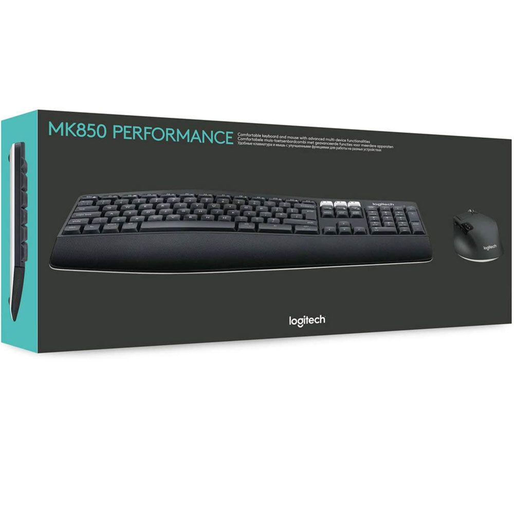 Kit Combo Teclado e Mouse Sem Fio Logitech MK850 - SobralTech