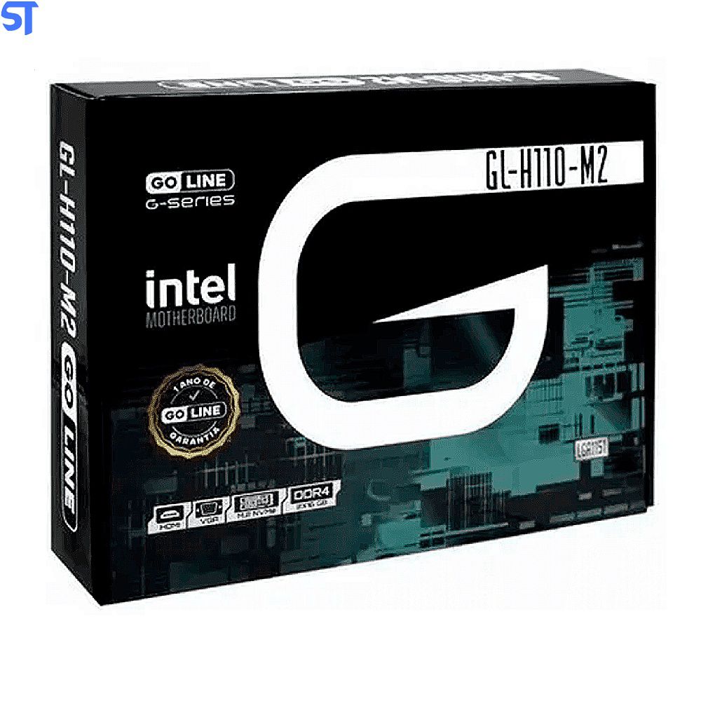 Placa Mãe Goline H110M-GD4, LGA 1151, DDR4, LAN Gigabit 1.000MB & M.2 ...