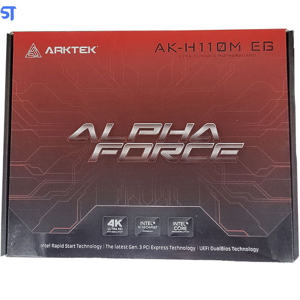 Placa Mãe Arktek AK-H110M EG / LGA1151 / Intel H110 / Micro ATX / DDR4 - SobralTech