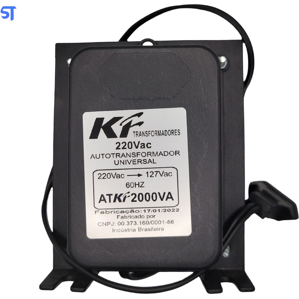 Auto Transformador Universal 2000VA Bivolt - 127v / 220v - Mika ...