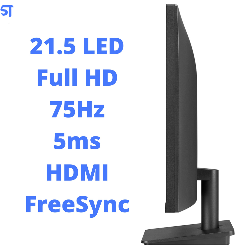 Monitor Gamer LG 21.5 LED Full HD, 75Hz, 5ms, HDMI, FreeSync - 22MP410 ...