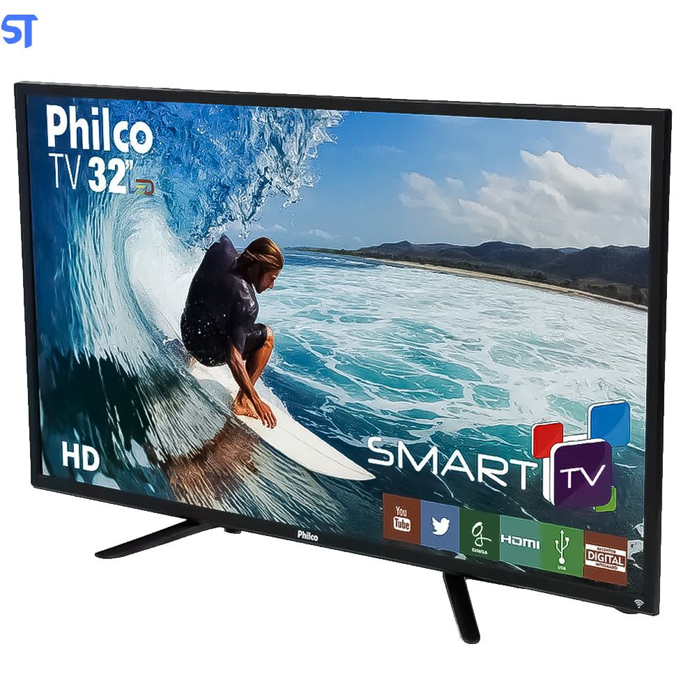 Smart TV 32 LED PHILCO Fast " PTV32D10N5SKH Wi-Fi 2 HDMI 2 USB ( 2.0 ...