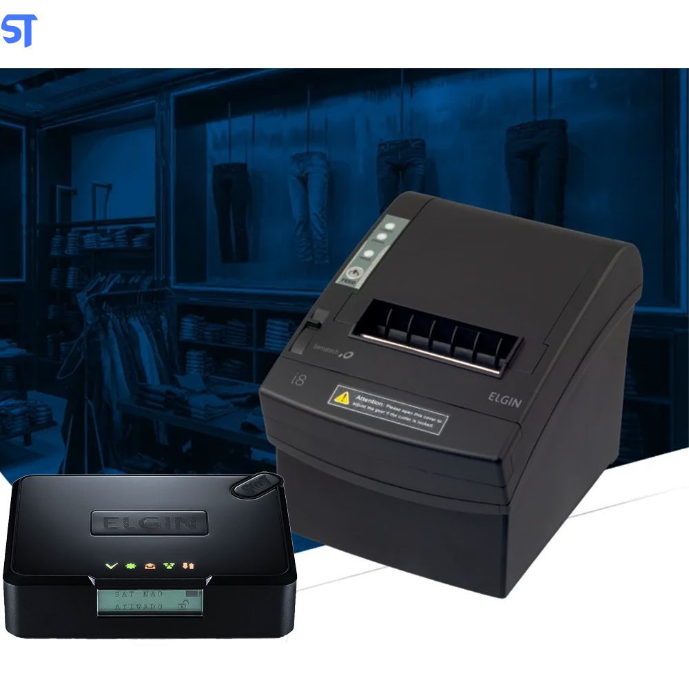 Kit PDV Modulo Fiscal Mfe Ceará Elgin Smart Com Impressora Térmica 80 ...